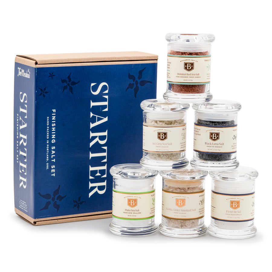 Gourmet Salt Starter Set - 6 Finishing Salts – The Meadow