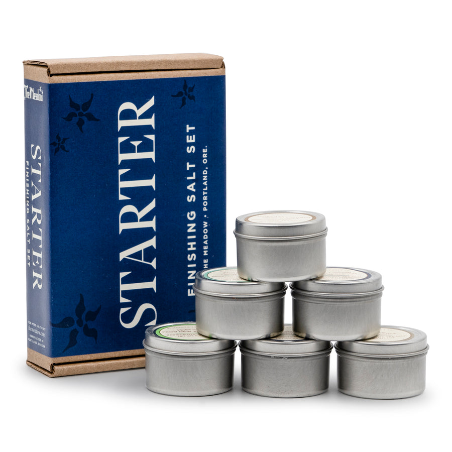 Gourmet Salt Starter Set - 6 Finishing Salts – The Meadow